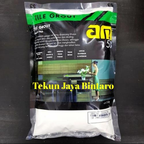 Jual AM 53 Pengisi NAT KERAMIK Tile Grout Semen Warna AM53 mortar warna ...
