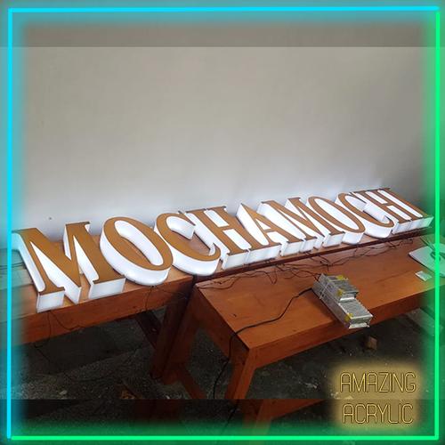 Jual Neon Box Acrylic/ Neon Box Nyala Akrilik Proses Cepat Huruf Letter ...