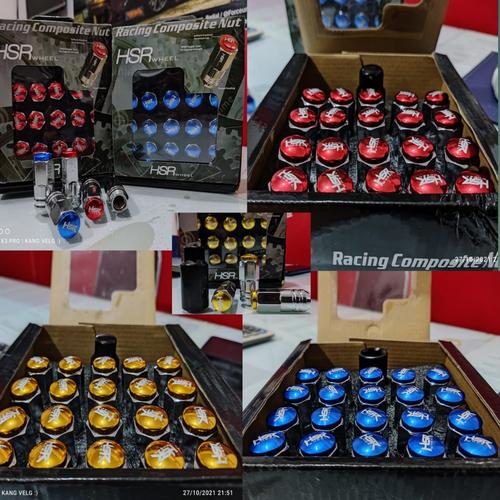 Jual Baut Roda Mobil Racing / Baut Baja Ukuran 1,25 - 1,5 mm - Hitam, 1 ...