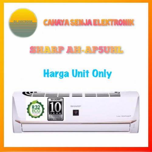 Jual AC SHARP 1/2 PK | LOW WATT | AH-AP5UHL | AP5UHL | PLASMA CLUSTER ...