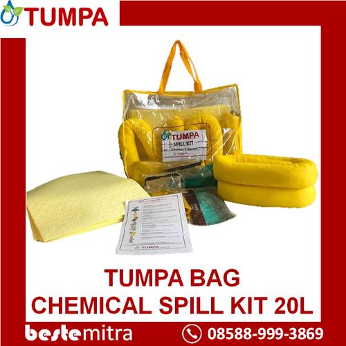 Jual TUMPA Chemical Spill Kit Bag (Lap Penyerap Cairan Chemical 1 set ...