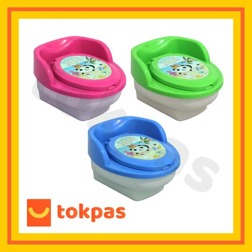 Jual Pispot Anak 6 L Green Leaf 5109 Potty Training Seat Closet Duduk ...