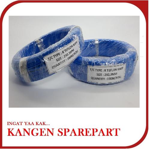 Jual Kabel Thermocouple tipe K Wire Kabel Biru Teflon -200-600 C ...