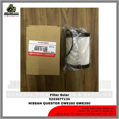 Jual INSERT FUEL FILTER SOLAR 5222677134 NISSAN QUESTER CWE280 GWE280 ...