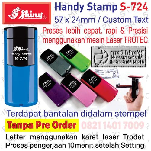 Jual Stempel Nama Dokter / NIK Shiny S-724 (Handy Stamp) - 1 Warna ...