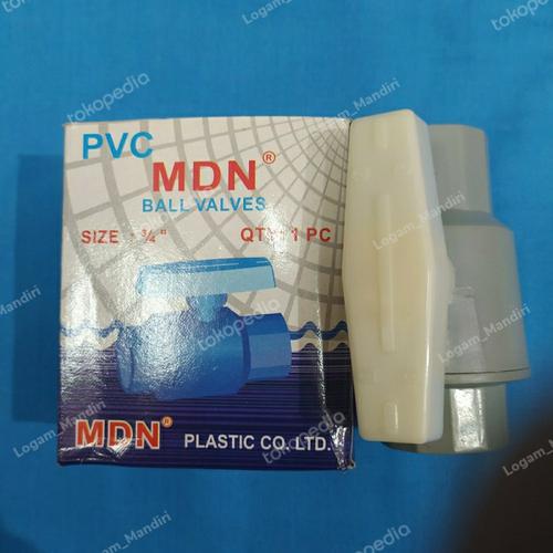 Jual Stop Kran PVC 3/4" MDN Taiwan (High quality) - Kab. Sleman - Logam ...