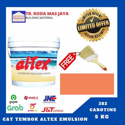 Jual Altex standar/ Cat Tembok Altex Emulsion - 382 Carotine @5Kg ...