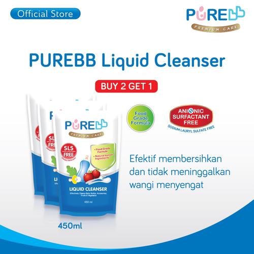 Jual PUREBB LIQUID CLEANSER 450ml REFILL COMBO ( BUY 2 GET 1) - Jakarta ...