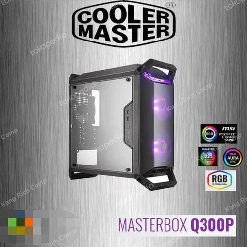 Jual Cooler Master MasterBox Q300P with RGB Fans - Jakarta Pusat - Kang ...