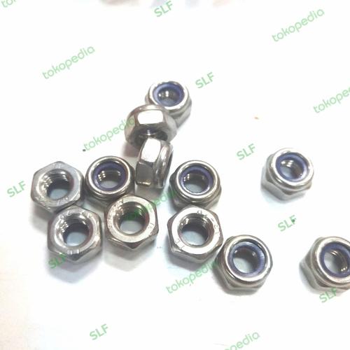 Jual Lock Nut M5 Mur Nylon 5mm Stainless steel Lock Nut SS m5 - Jakarta ...