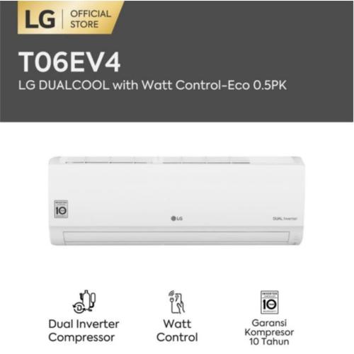Jual LG AC 1/2 PK 0,5PK Dual Inverter Compressor Watt Control T05EV5 ...