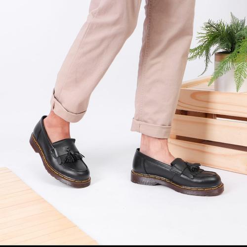 Jual sepatu loafer tassel docmart sepatu pantofel pria Sepatu kulit ...