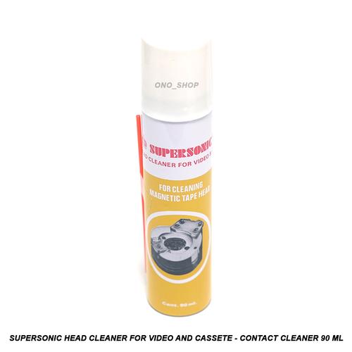 Jual Supersonic Head Cleaner for Video and Cassete - Contact Cleaner 90 ...