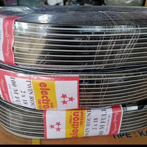 Jual Kabel TR 2x18 Serabut Electron 100 Meter - Kota Bogor - Aoki 5585 | Tokopedia