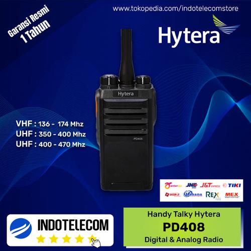 Jual HT Handy Talky Hytera PD408 Digital Analog UHF VHF PD-408 ORI Grns ...