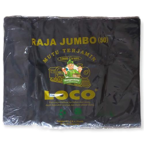 Jual Kantong Plastik Kresek Loco Raja Jumbo Ukuran 50 berat 1 kg - Kab ...