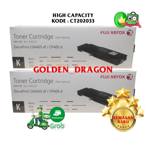 Jual Toner Fuji Xerox DocuPrint CM405 df [CT202033] High Capacity Black ...