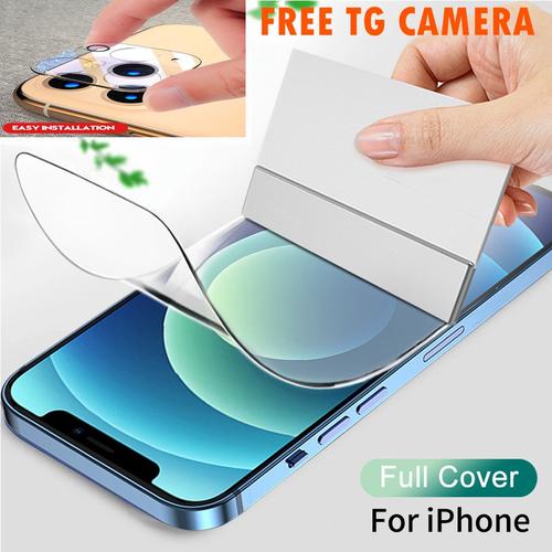 Jual ANTI GORES IPHONE 13 PRO MAX HYDROGEL LENTUR BENING FREE TG CAMERA ...