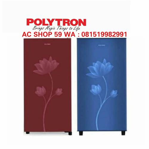 Jual POLYTRON PRB159R/B KULKAS 1 PINTU DIRECT COOLING SYSTEM 150 LITER ...