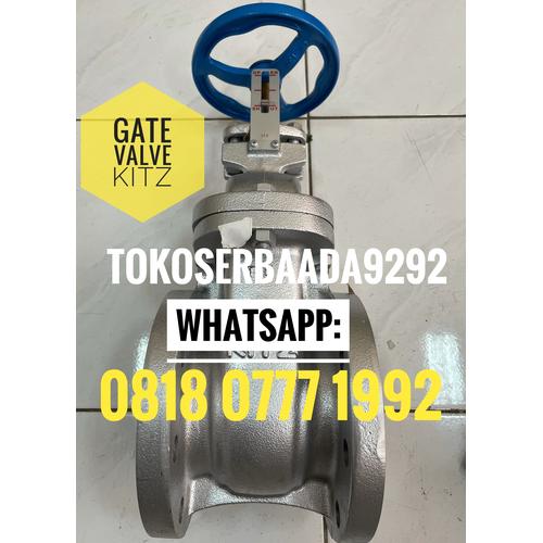 Jual Gate Valve JIS 10K 3" inch FCHI (KITZ) / DN 80 ; Cast Iron - Jakarta Pusat ...