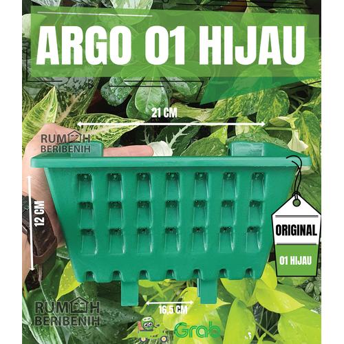Jual POT Argo Hijau Tempel Dinding Pot Bunga Rambat Gantung Taman ...