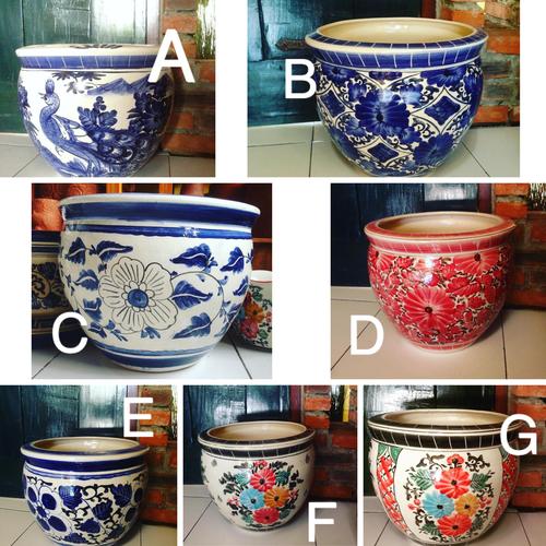 Jual Pot Bunga Keramik D40 cm Murah - B - Kab. Bandung - Ceramics ...