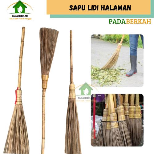 Jual Sapu Lidi Gagang Taman Halaman Sapu Lidi Besar Gagang Panjang Kuat ...