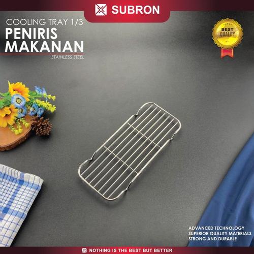 Jual Subron Peniris Cooling Tray 27 x 11 cm Tatakan Minyak 1/3 Food Pan ...
