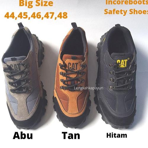 Jual Sepatu Safety Pria Big Size 44 45 46 47 48 Ukuran Jumbo Ujung Besi ...