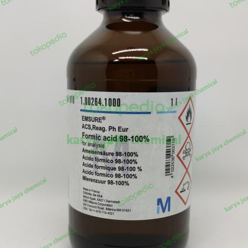 Jual Formic Acid 98-100% / MERCK / 1.00264.1000 / 1 Lt - Jakarta Timur ...