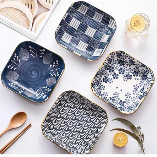 Jual Kaito Japanese Rectangular Plate size 21cm | Piring Keramik Kotak ...