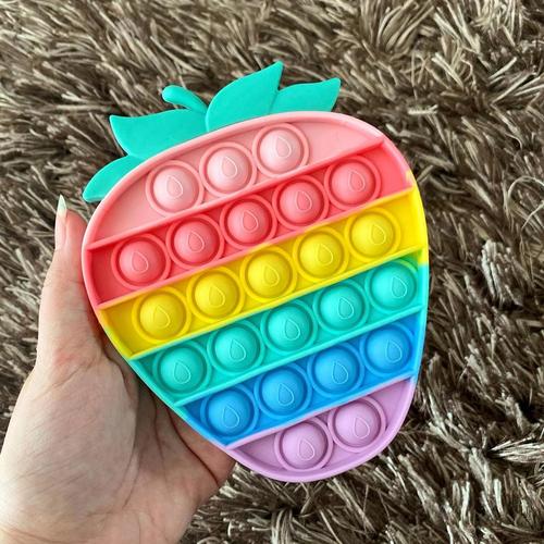 Jual POP IT PASTEL RAINBOW PREMIUM / popit tiktok bubble viral hadiah 2 ...