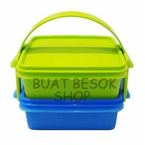 Jual Rantang 2 Tingkat Kotak Makan Susun Tupperware Small Carry All Set ...