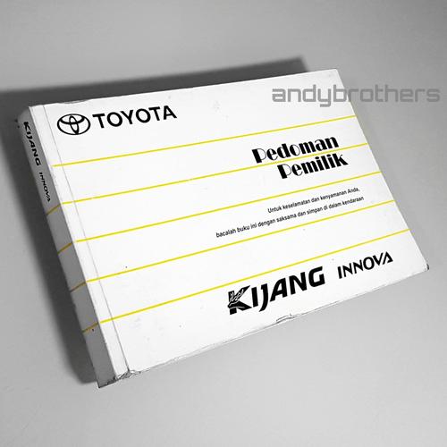 Jual Buku Manual Book Pedoman Pemilik Toyota Kijang Innova 2004-11 ...