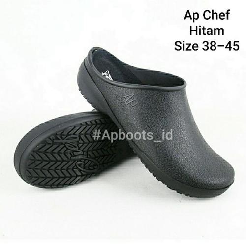Jual AP BOOTS CHEF HITAM 100% ORI - Sepatu dapur pria wanita karet ...