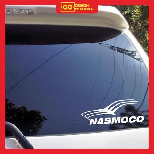 Jual STICKER STIKER CUTTING LOGO NASMOCO PUTIH TOYOTA DEALER - Kab ...