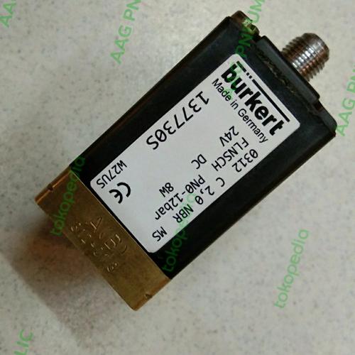 Jual SELENOID VALVE BURKERT 0312 C 2,0 NBR MS FLNSCH PN0-12BAR DC24V ...