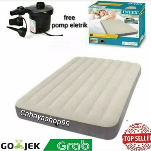 Jual paket kasur angin doubel intex -pompa eletrik - lem /kasur matras ...