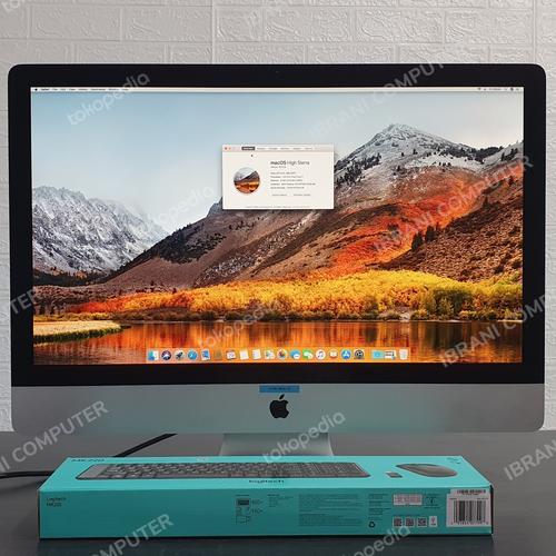 Jual IMAC MID 2011 27 INCHI CORE I7/RAM 16GB/HDD 2TB/VGA 2GB/DVD RW ...