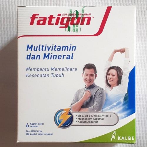 Jual fatigon putih multivitamin 1 strip dan fatigon spirit - 1 BOX ...