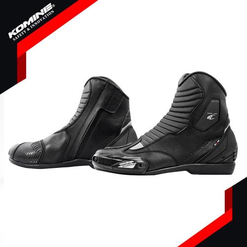 Jual Sepatu Touring KOMINE BK-085 Waterproof Riding Black Short Boots ...