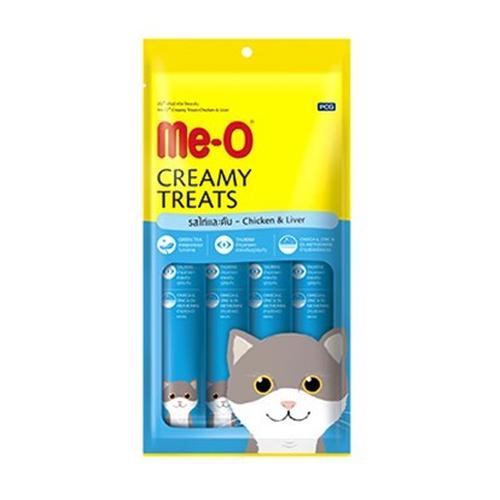 Promo Meo Me-O Creamy Treats Snack Kucing Rasa Chicken & Liver 4x15 Gr ...