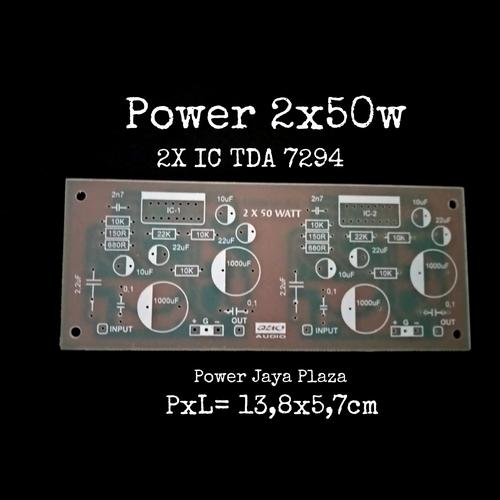 Jual Pcb Power stereo 2x50w IC TDA 7294 Fibre glass - Kota Bandung ...