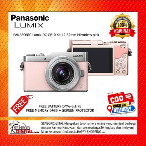 Jual PANASONIC Lumix DC-GF10 Kit 12-32mm Mirrorless pink-RESMI +Promo ...