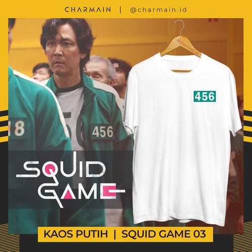 Jual Kaos Squid Game Nomor 456 Uniform Viral - Putih-1sisi, S - Jakarta ...