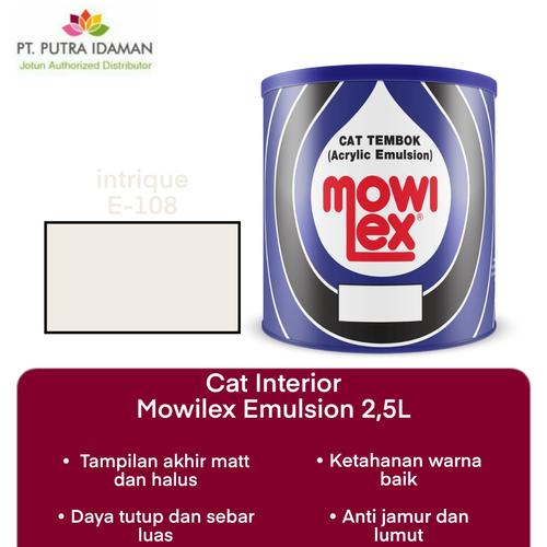 Jual Cat Tembok Interior Mowilex Emulsion 2,5 Liter E-108 Intrique ...