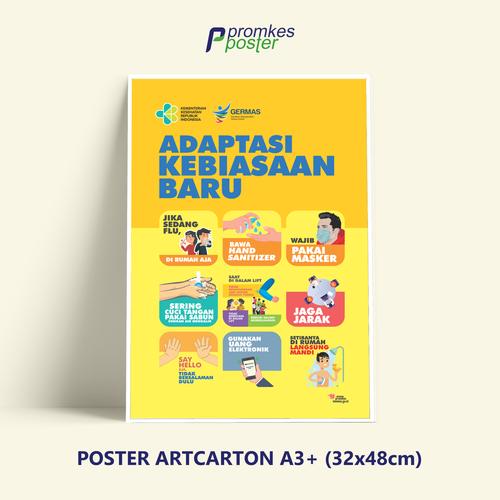 Jual Poster Kesehatan Adaptasi Kebiasaan Baru di Kantor - Kab ...