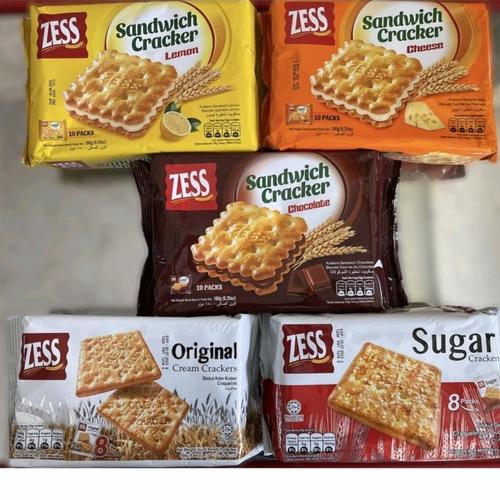 Jual Biskuit Zess Crackers (lemon, coklat, keju, original,sugar ...