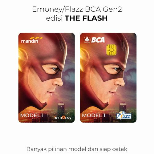 Jual Emoney Mandiri/Flazz BCA Custom 1 sisi - THE FLASH - FLAZZ BCA GEN ...