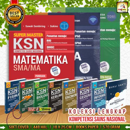 Jual Super Master KSN Kompetensi Sains Nasional MATEMATIKA FISIKA BIOLOGI - Fisika SMA - Kab ...